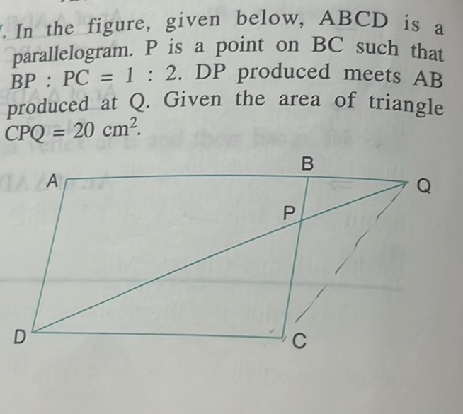 In the figure, given below, ABCD is a | StudyX