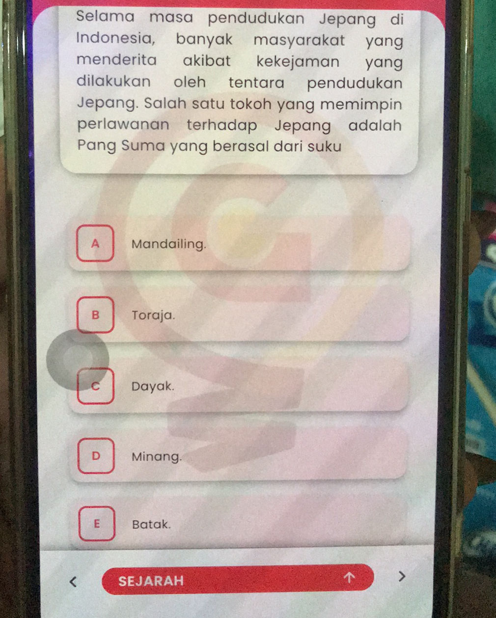 Selama masa pendudukan Jepang di Indonesia, | StudyX