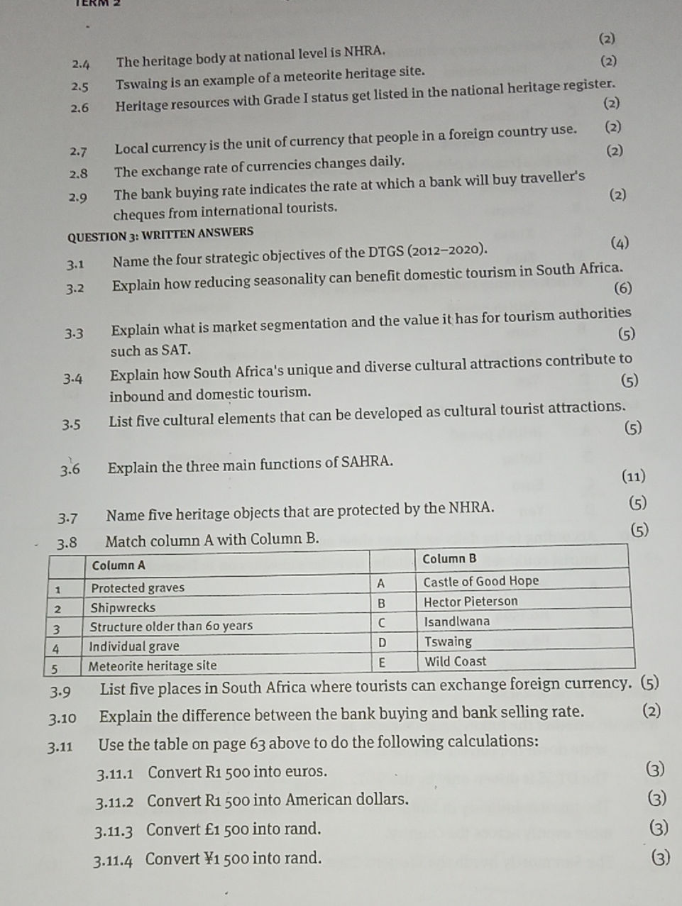 3.1 Name the four strategic objectives of | StudyX