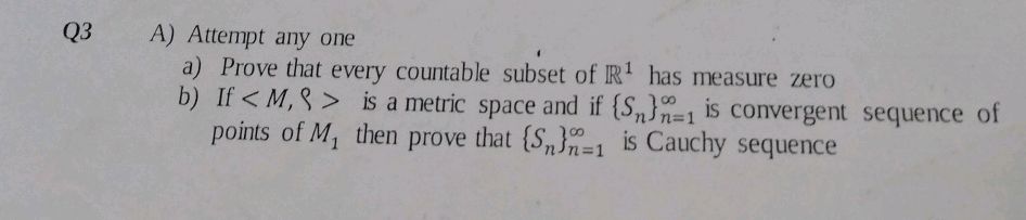 Q3 A) Attempt any one a) Prove that every | StudyX