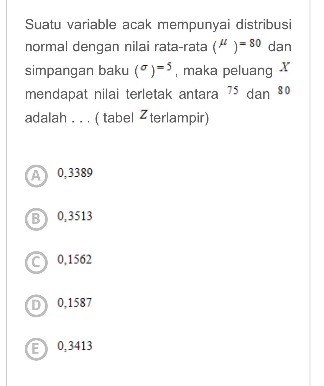 Suatu variable acak mempunyai distribusi | StudyX