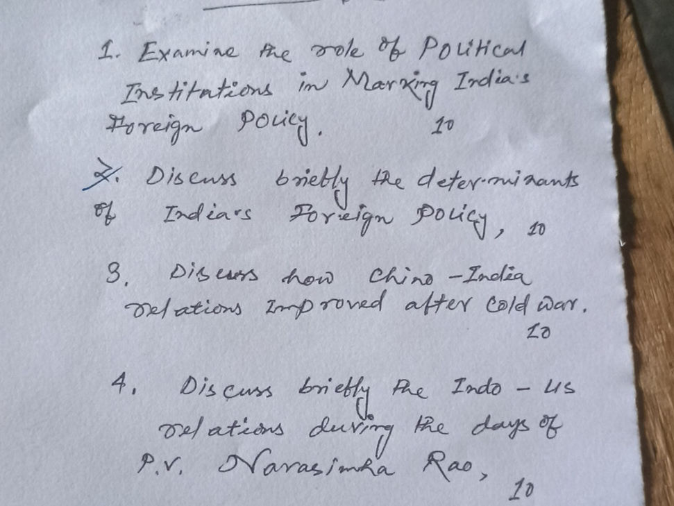 1. Examine the role of Political | StudyX