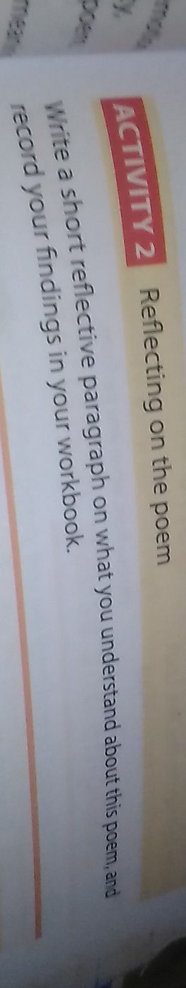 Write a short reflective paragraph on what | StudyX