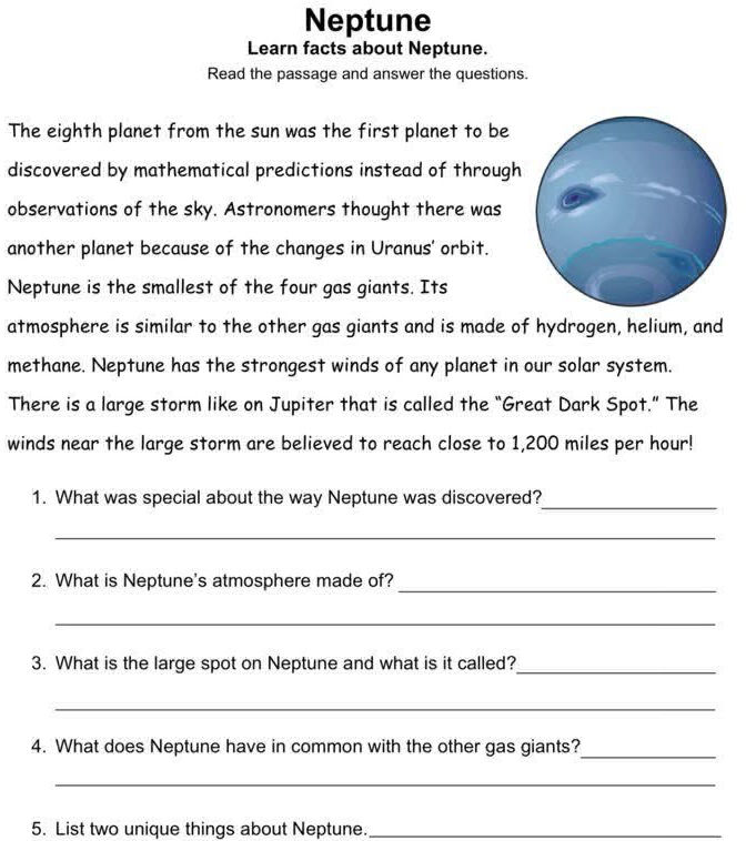 Neptune Learn facts about Neptune. Read the | StudyX