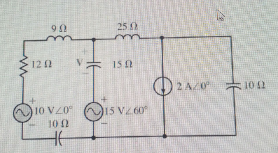 The image shows an electrical circuit | StudyX