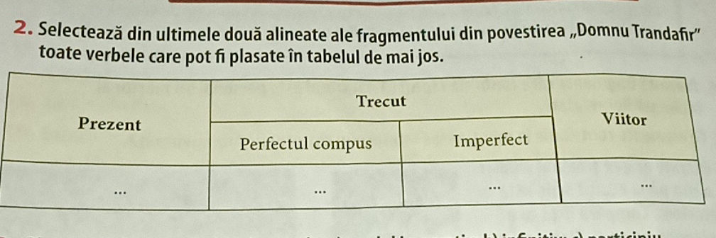 2. Selectează din ultimele două alineate ale | StudyX