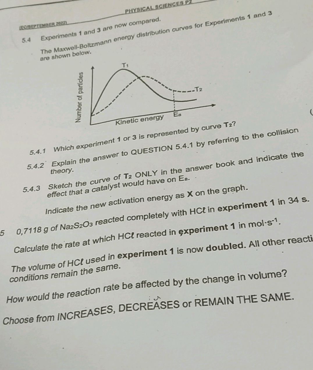 5.4 The Maxwell-Boltzmann energy | StudyX