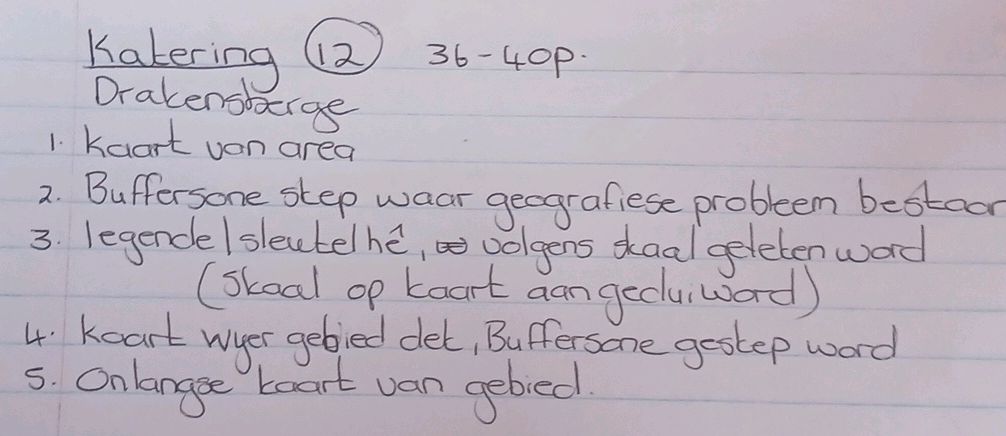 Katering (12) 36-40p. Drakensberge 1. kaart | StudyX