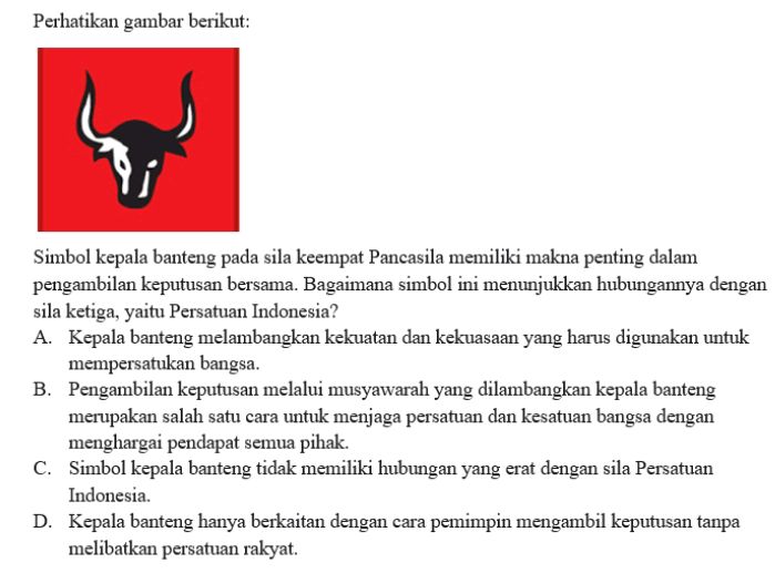 Perhatikan gambar berikut: Simbol kepala | StudyX