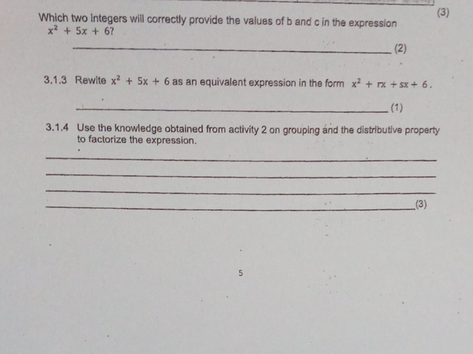 Which two integers will correctly provide | StudyX
