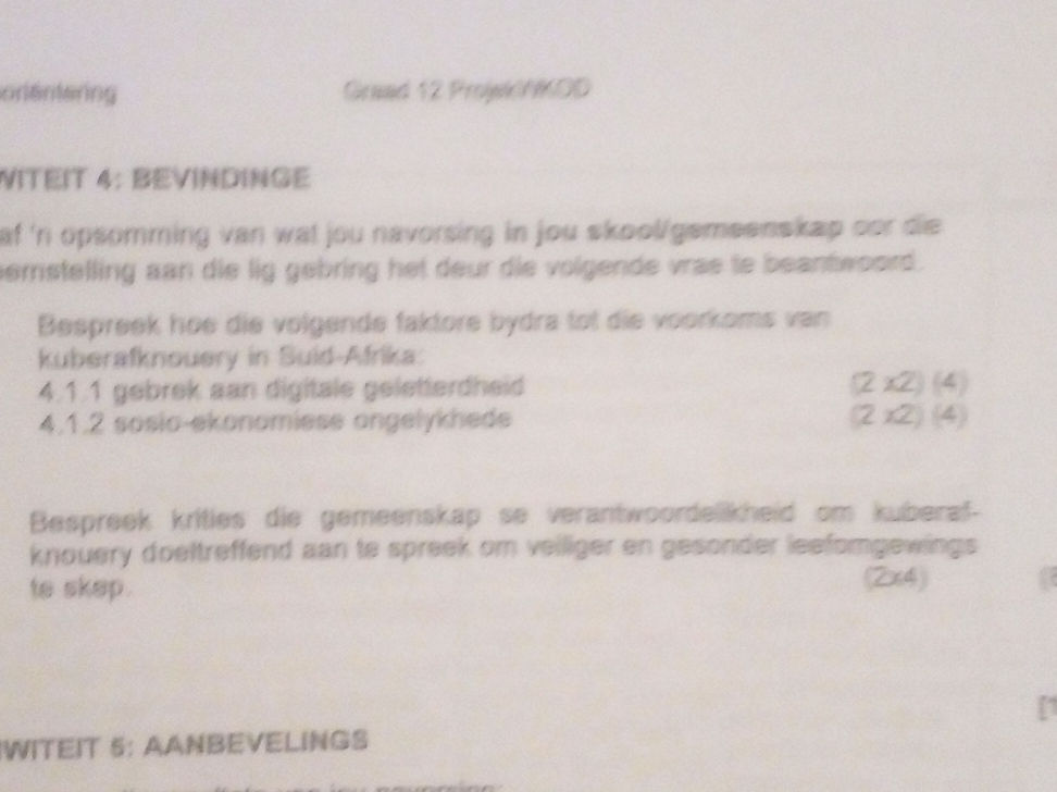 Bespreek hoe die volgende faktore bydra tot | StudyX