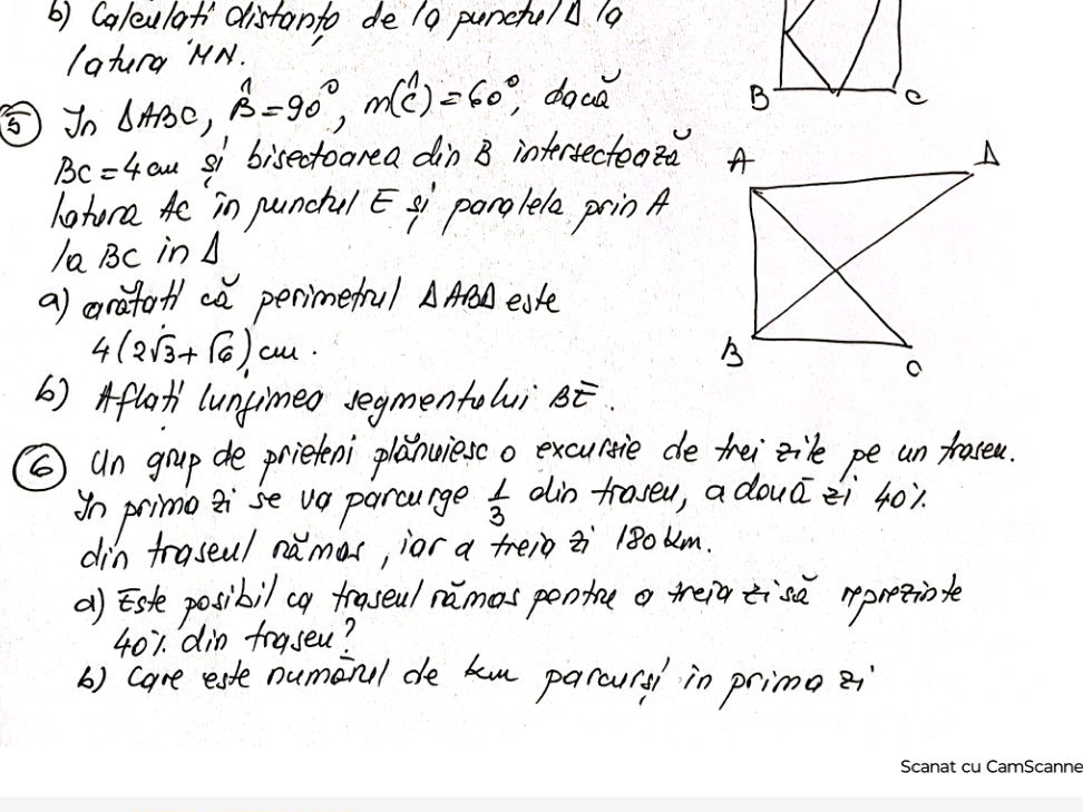 5. In $ ABC$, $ {B} = 90^ $, $m( {C}) = 60^ | StudyX