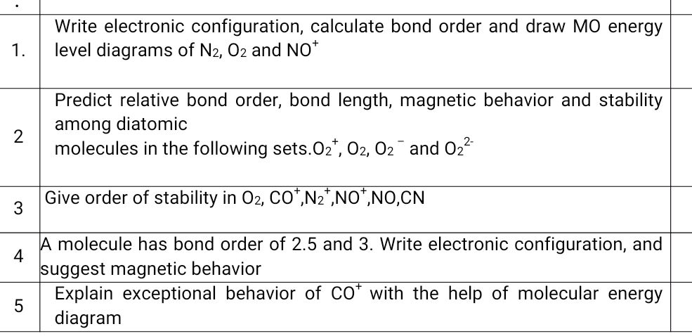 1. Write electronic configuration, calculate | StudyX