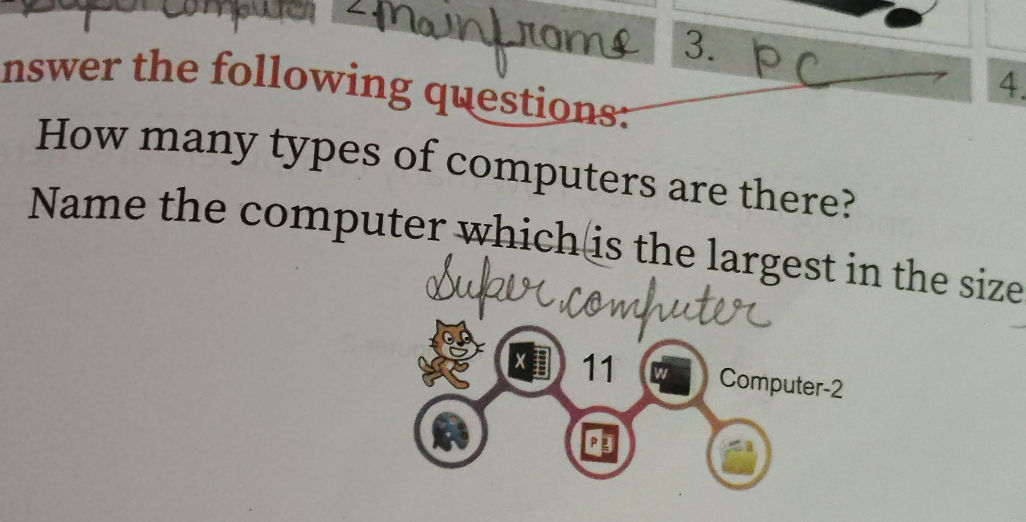 How many types of computers are there? Name | StudyX