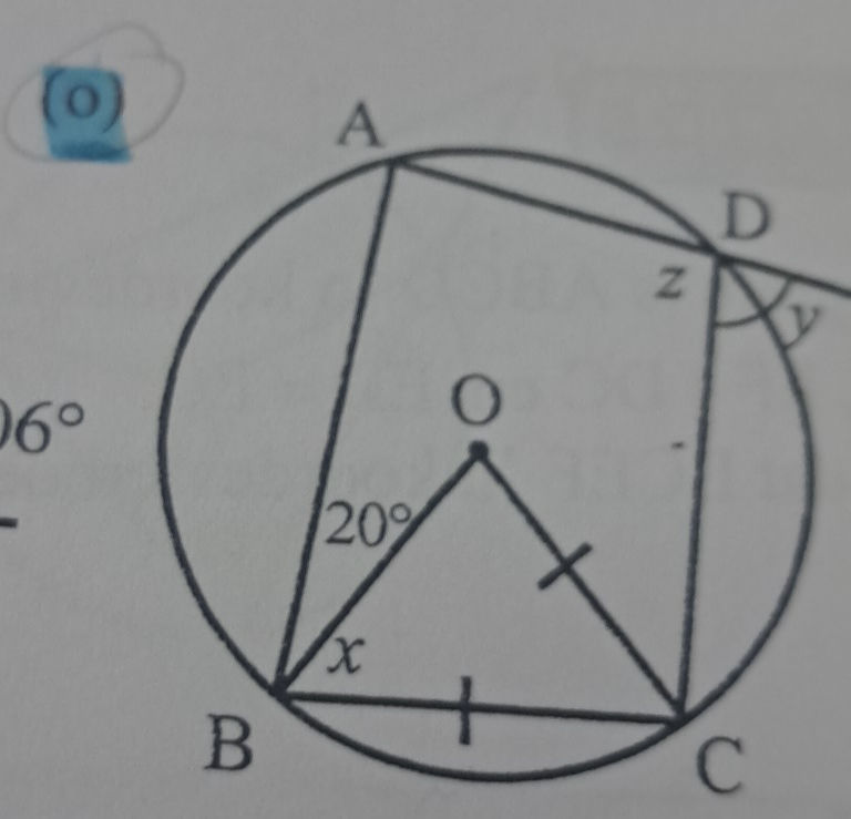 The image shows a circle with inscribed | StudyX