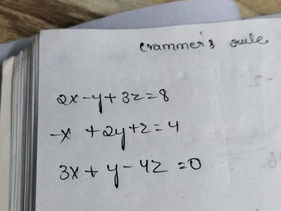 Solve the following system of equations | StudyX
