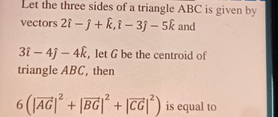 Let the three sides of a triangle ABC is