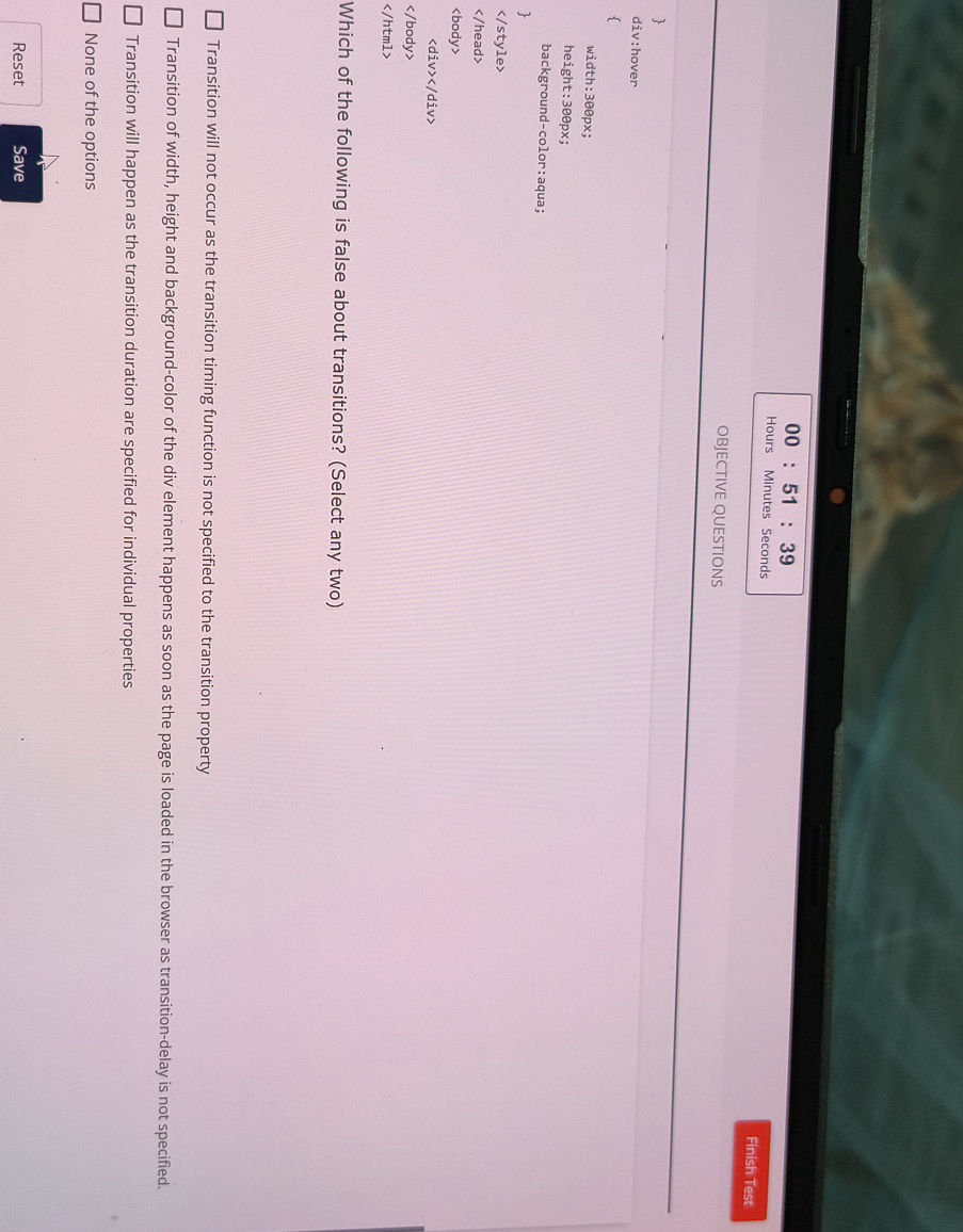 Which of the following is false about | StudyX