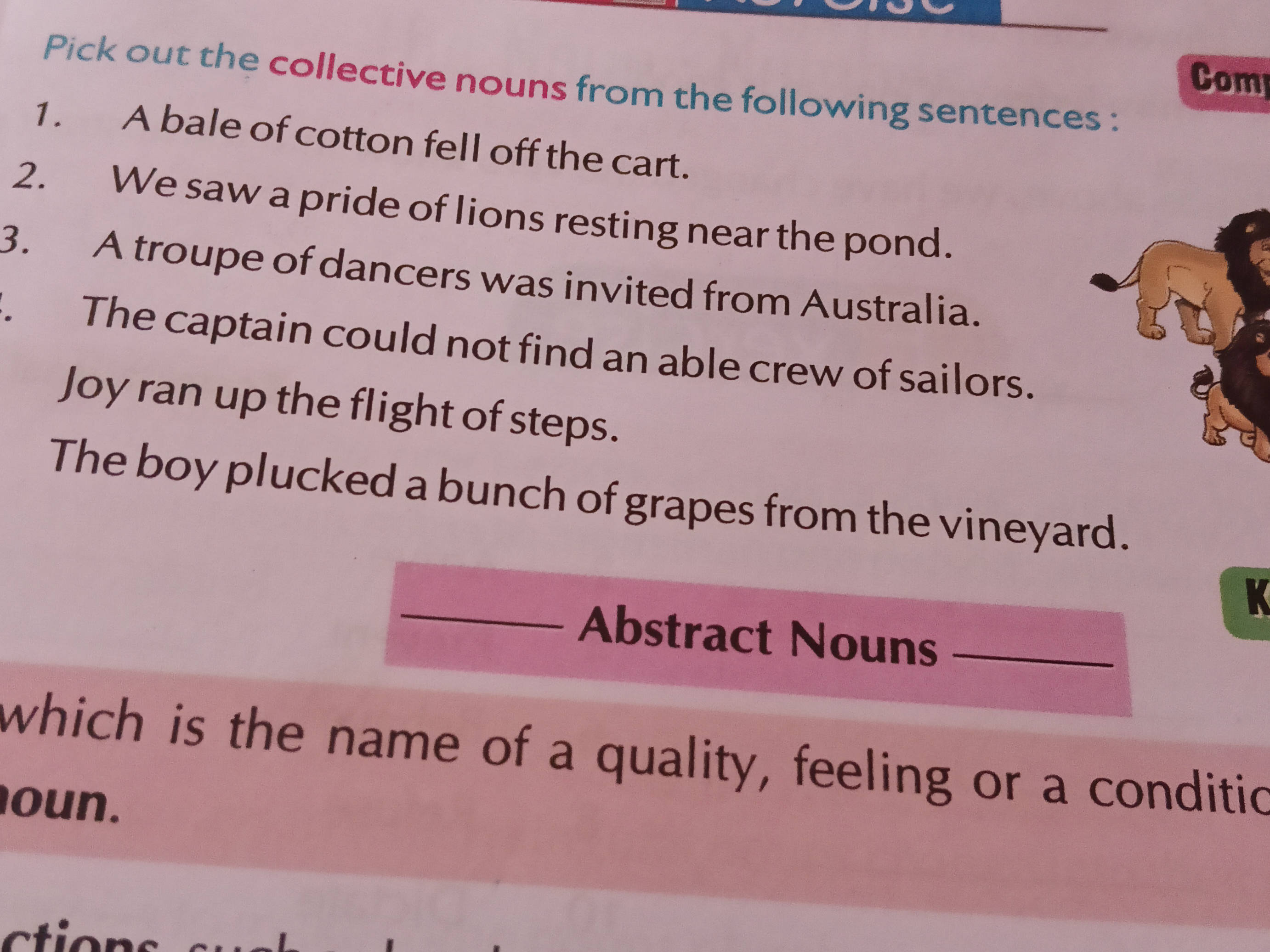 Pick out the collective nouns from the | StudyX