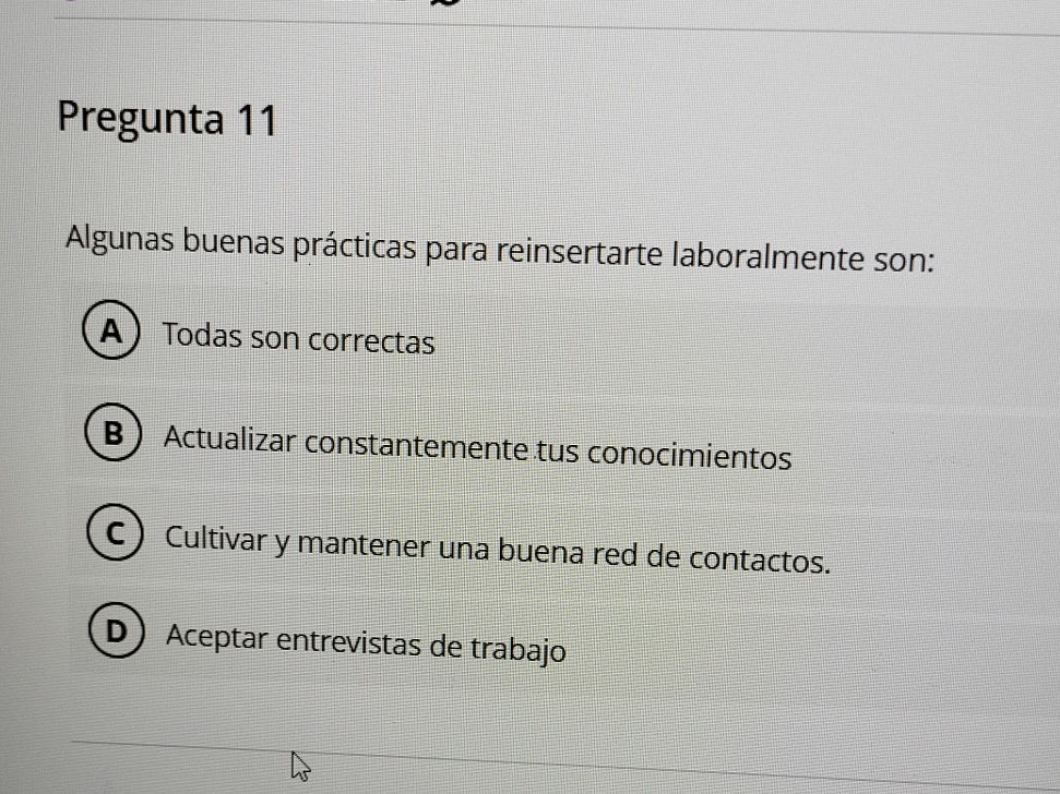 Pregunta 11 Algunas buenas prácticas para | StudyX