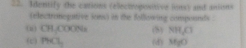 22 Identify The Cations Electropositive Studyx