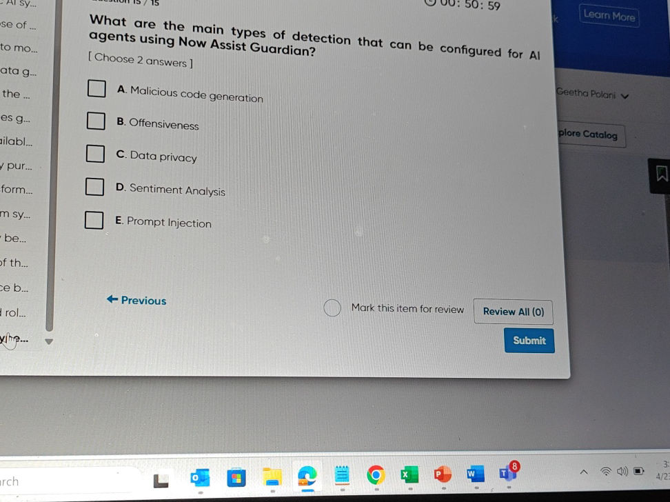 What are the main types of detection that | StudyX