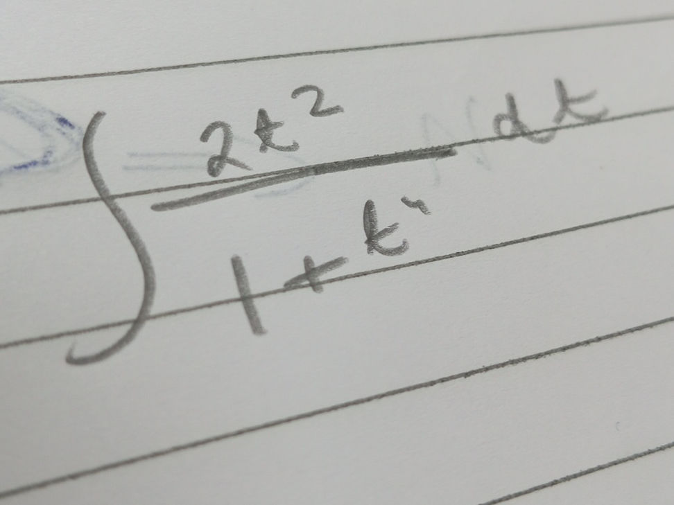 Integral of 2t^2 / (1+t^3) | StudyX