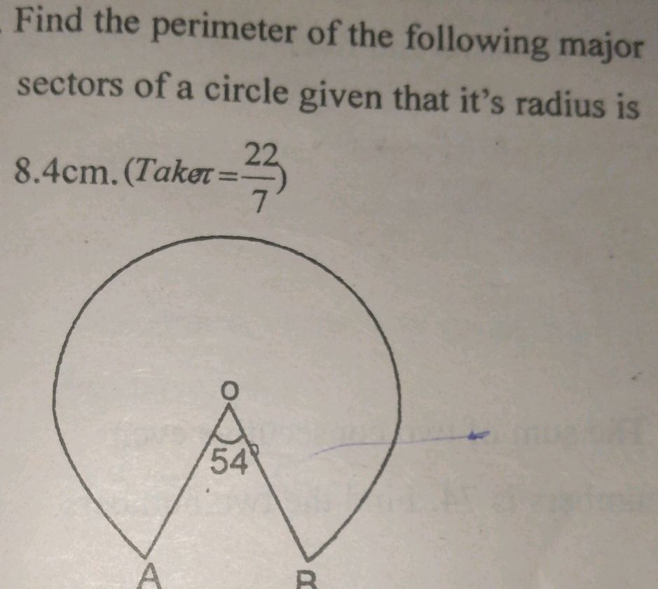 Find the perimeter of the following major | StudyX