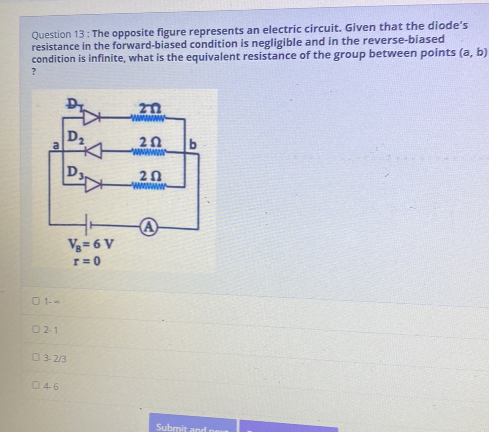 Question 13: The opposite figure represents | StudyX