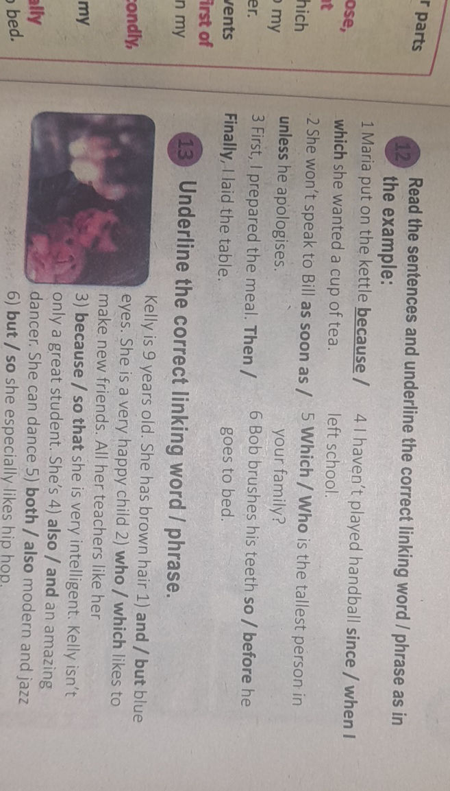 12 Read the sentences and underline the | StudyX