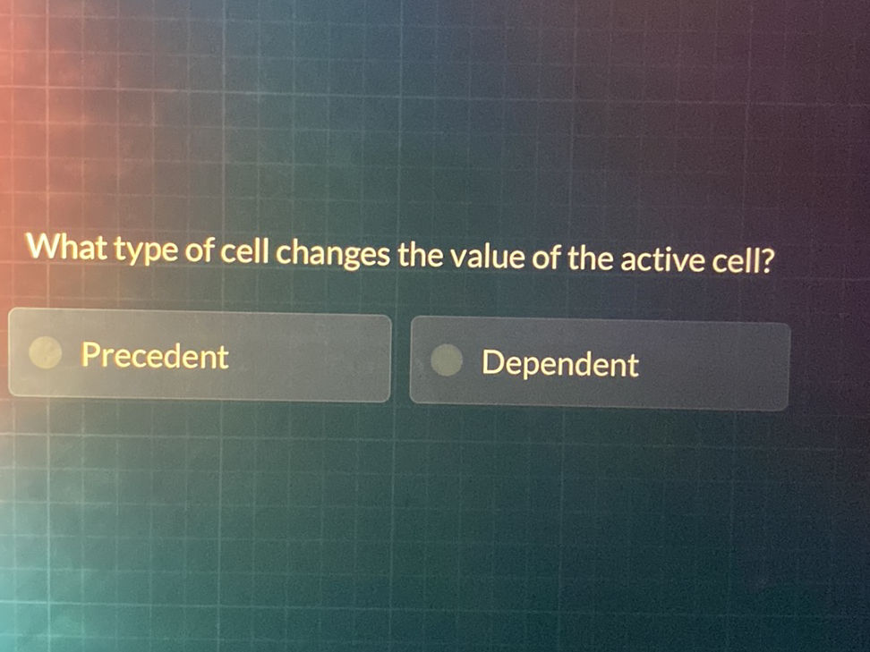 What type of cell changes the value of the | StudyX