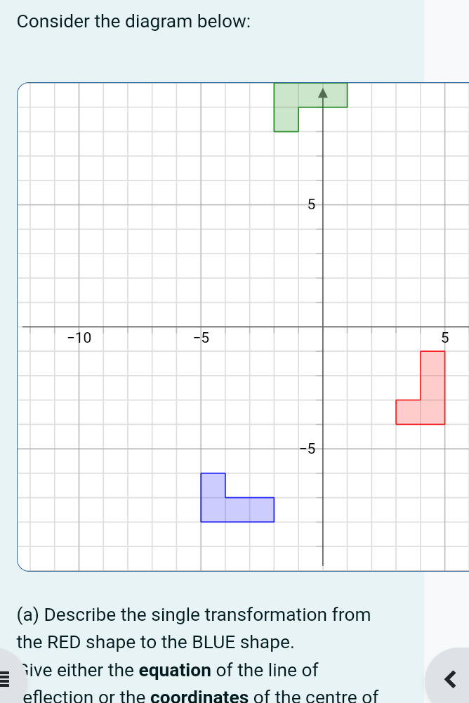 Consider the diagram below: (a) Describe | StudyX