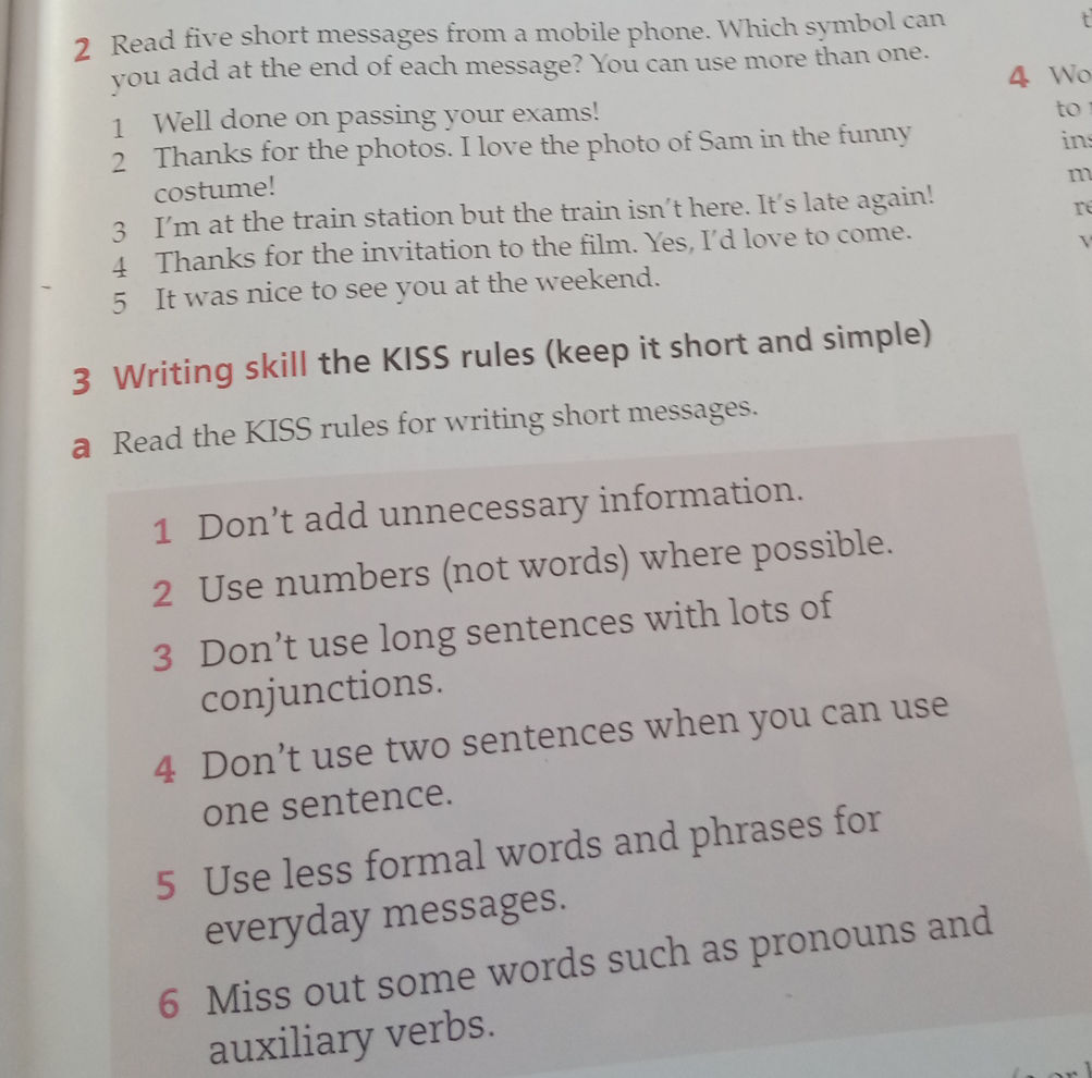 2 Read five short messages from a mobile | StudyX