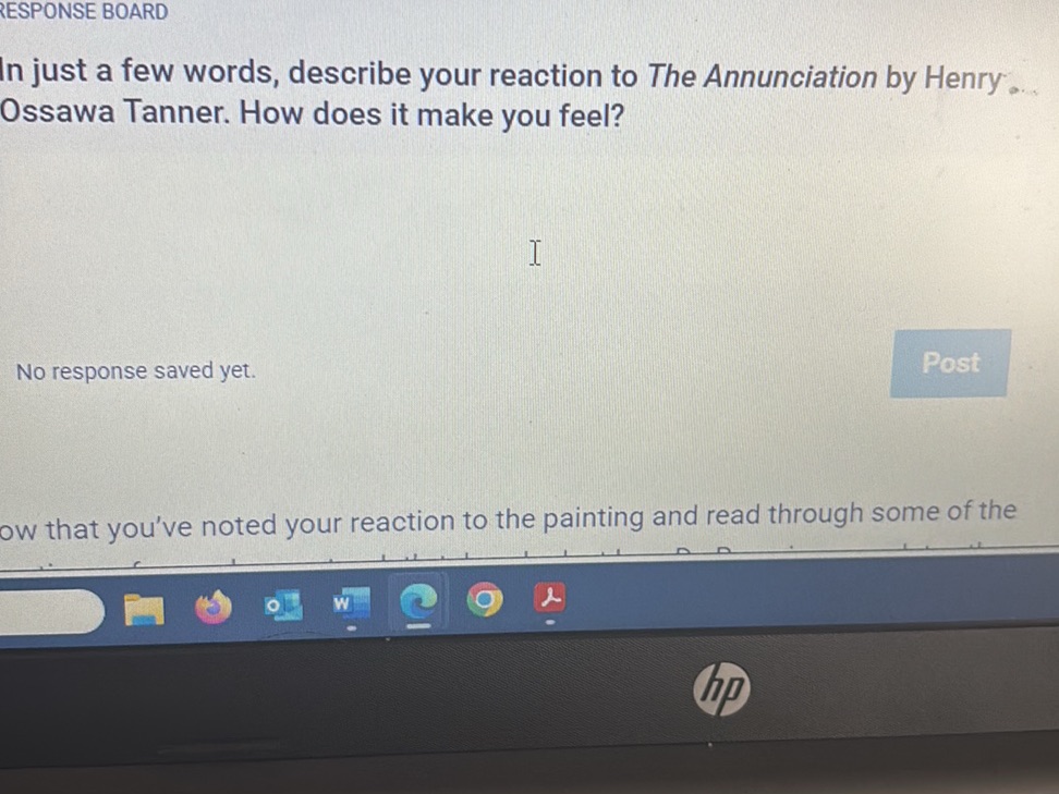 In just a few words, describe your reaction | StudyX