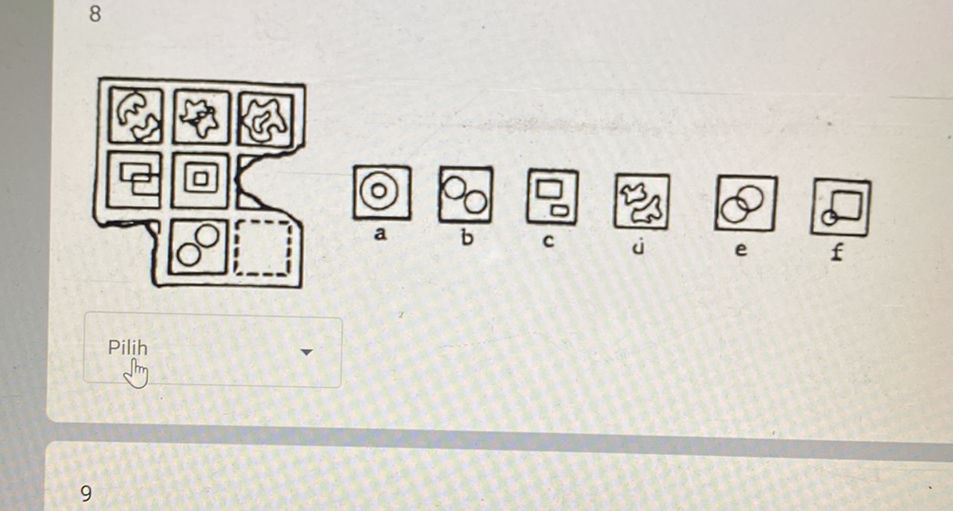 Choose the figure that completes the | StudyX