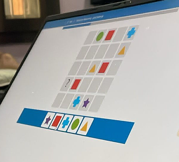 Identify the missing shape. ? Options: | StudyX