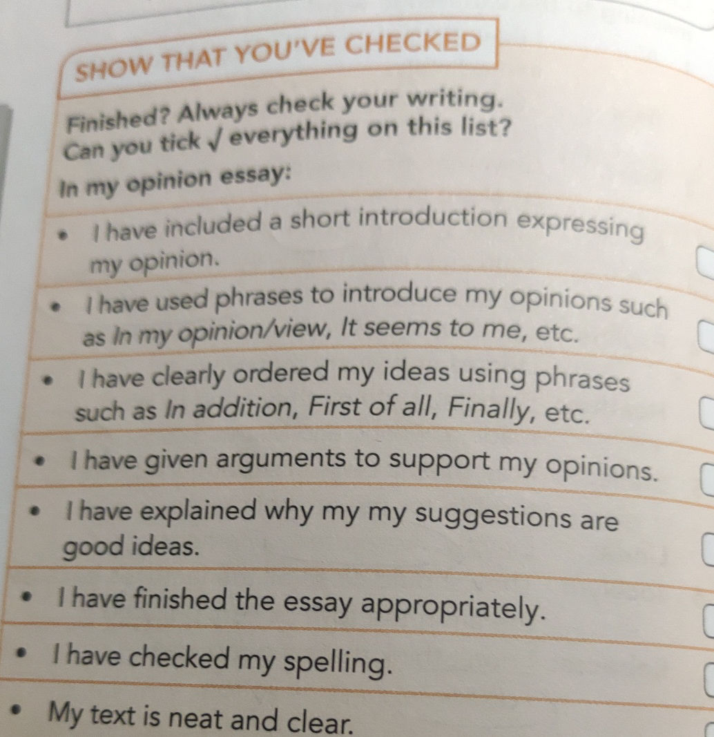 Finished? Always check your writing. Can you | StudyX