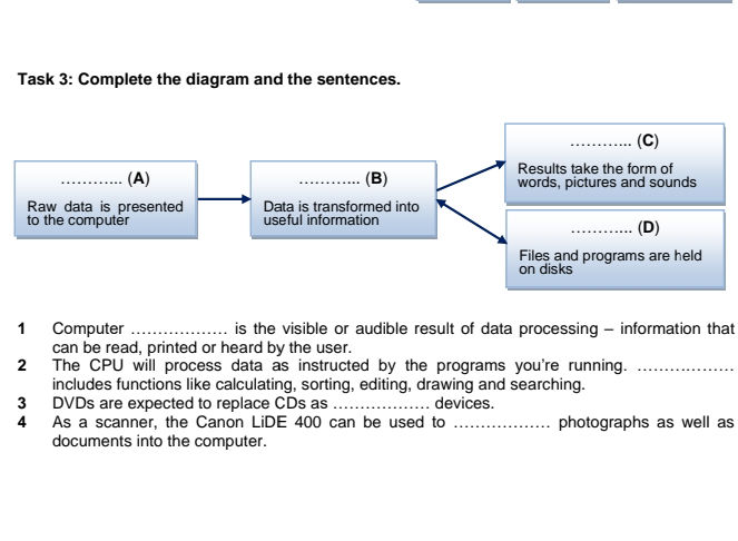 Task 3: Complete the diagram and the | StudyX