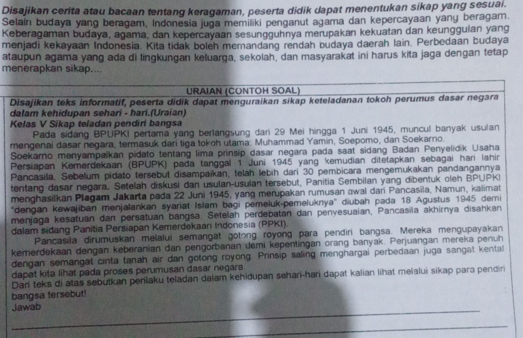 Disajikan teks informatif, peserta didik | StudyX