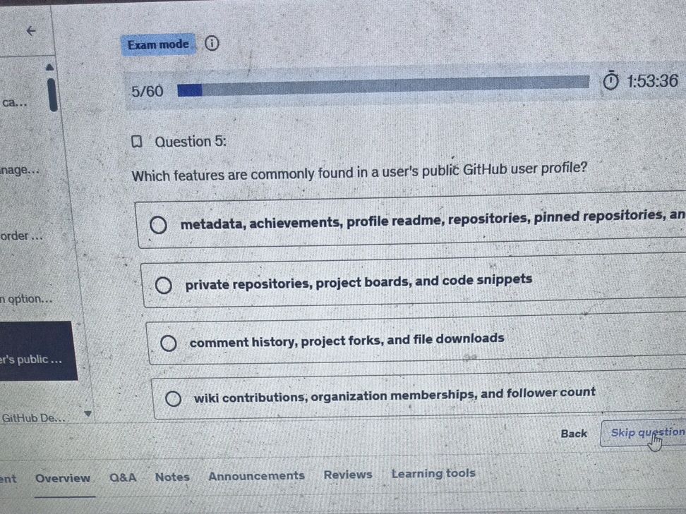 Question 5: Which features are commonly | StudyX