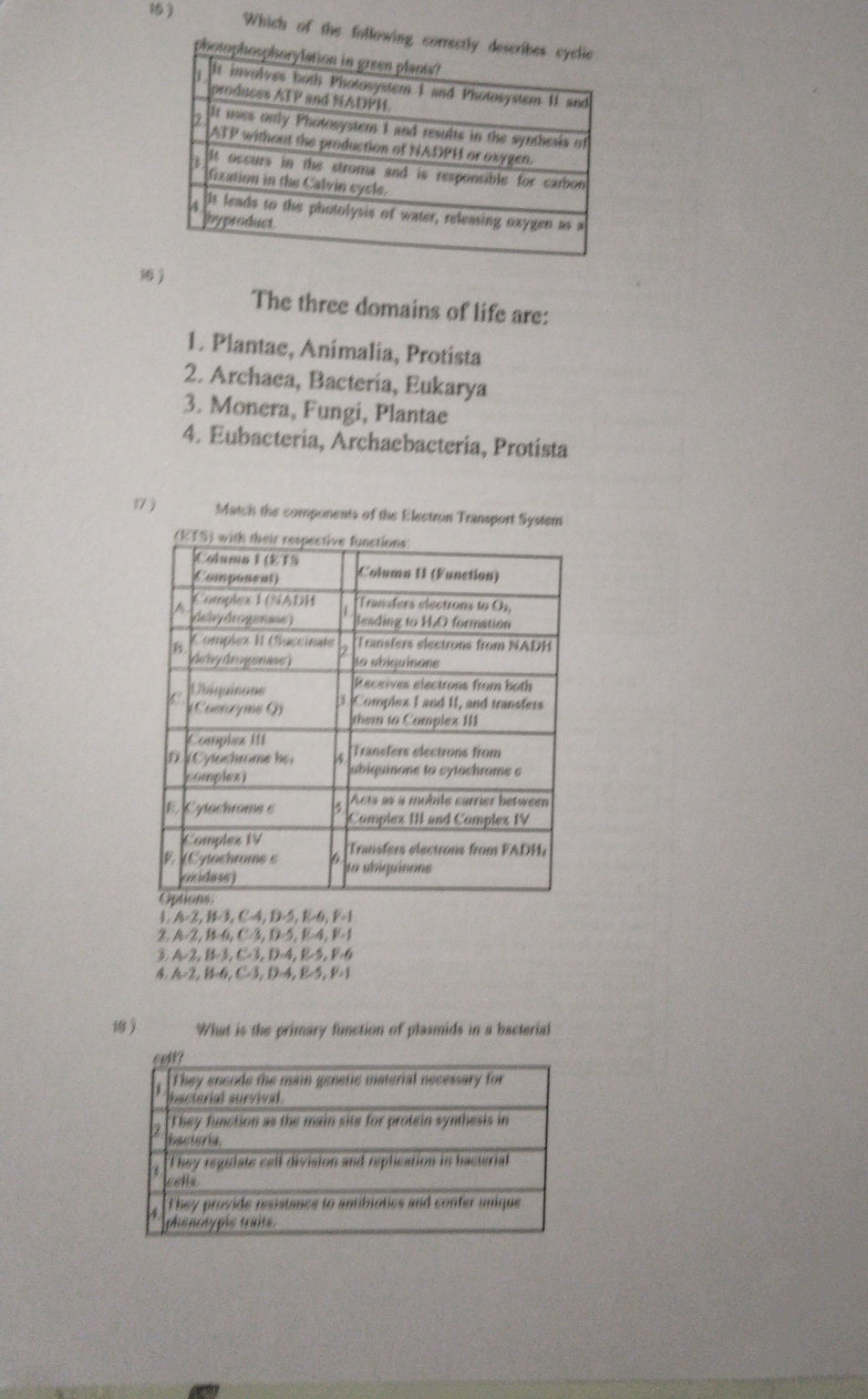 15) Which of the following correctly | StudyX