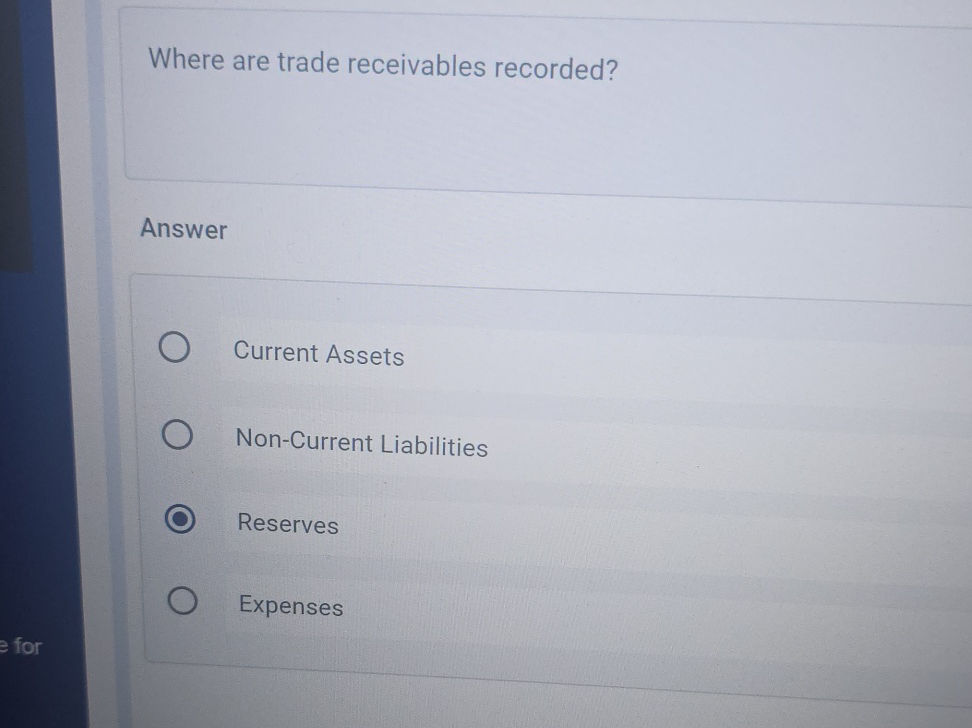 Where are trade receivables recorded? | StudyX