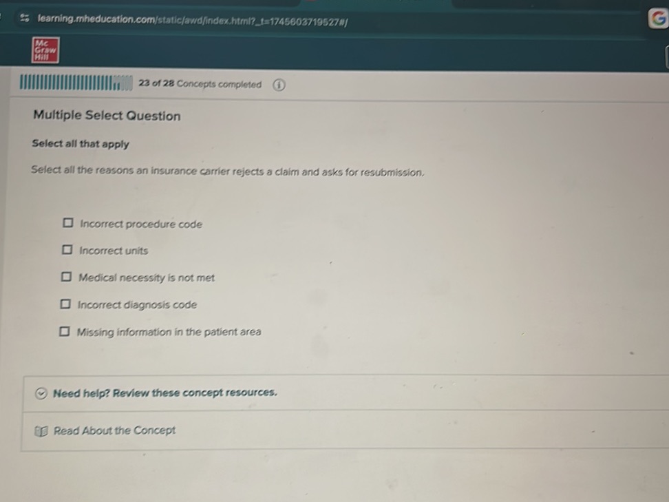Multiple Select Question Select all that | StudyX