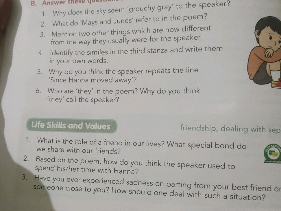 1. Why does the sky seem 'grouchy gray' to | StudyX