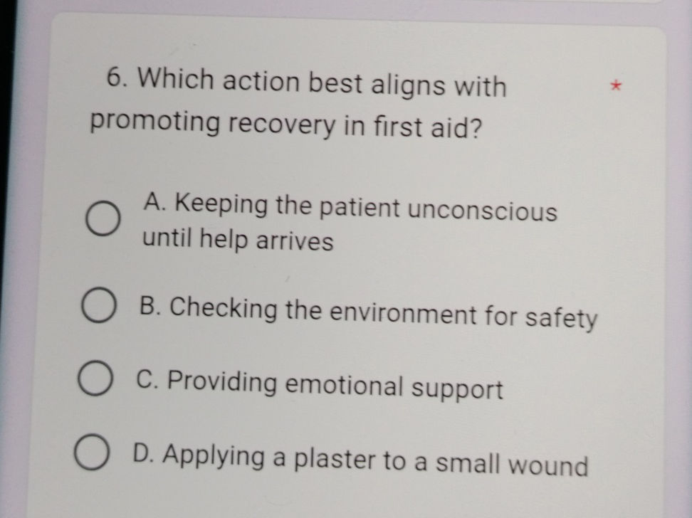 6. Which action best aligns with promoting | StudyX