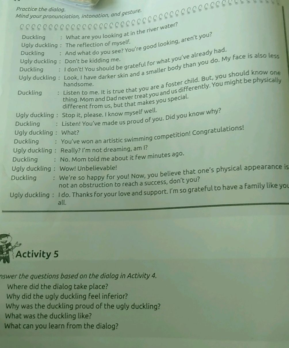 Answer the questions based on the dialog in | StudyX