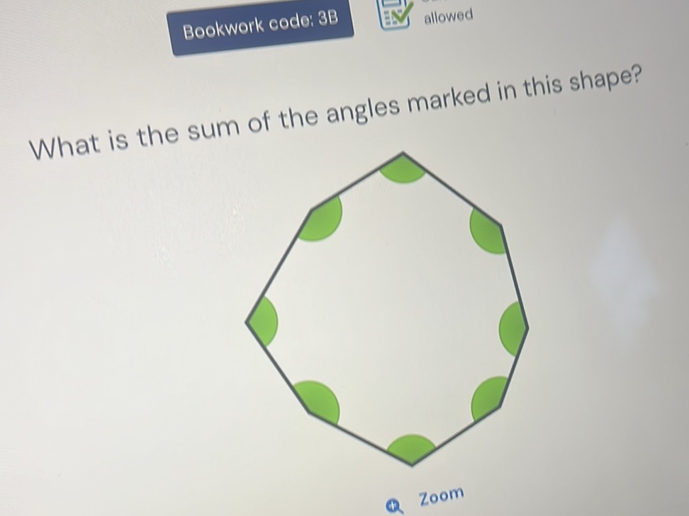 What is the sum of the angles marked in this | StudyX