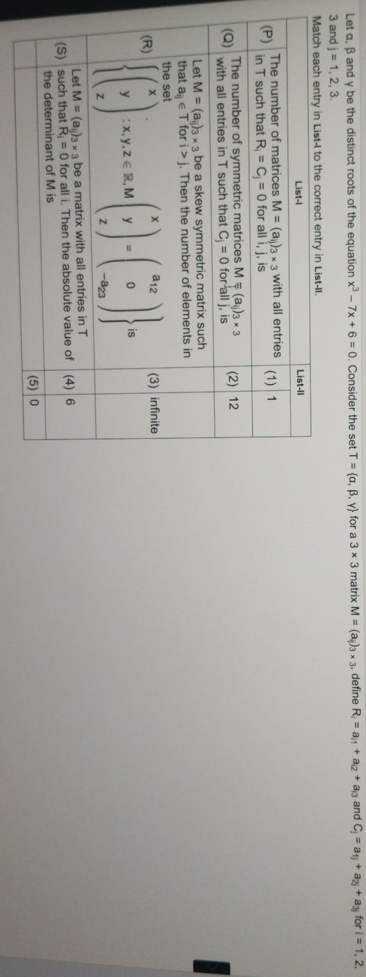 Let $ , $ and $y$ be the distinct roots of | StudyX