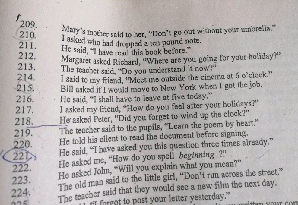 He asked me, "How do you spell beginning ?" | StudyX