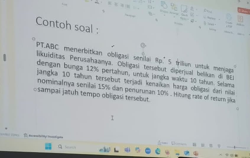 Contoh soal : PT.ABC menerbitkan obligasi | StudyX